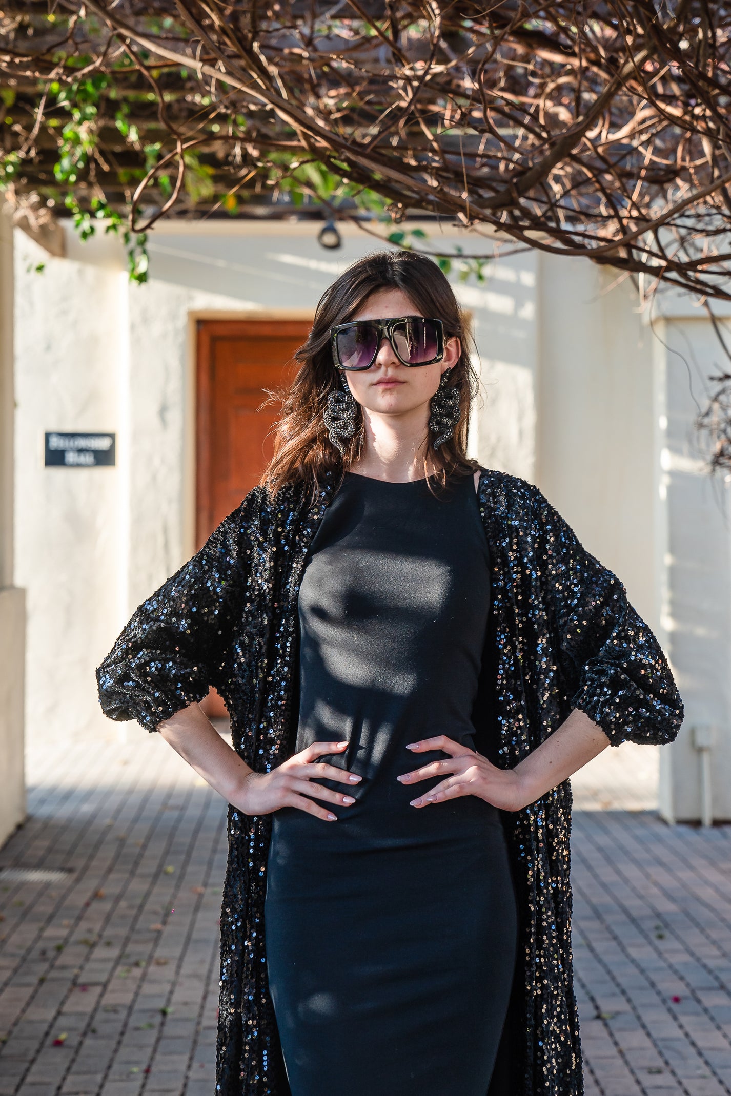 Darkest Night Sequin Cocoon Jacket – Jennafer Grace