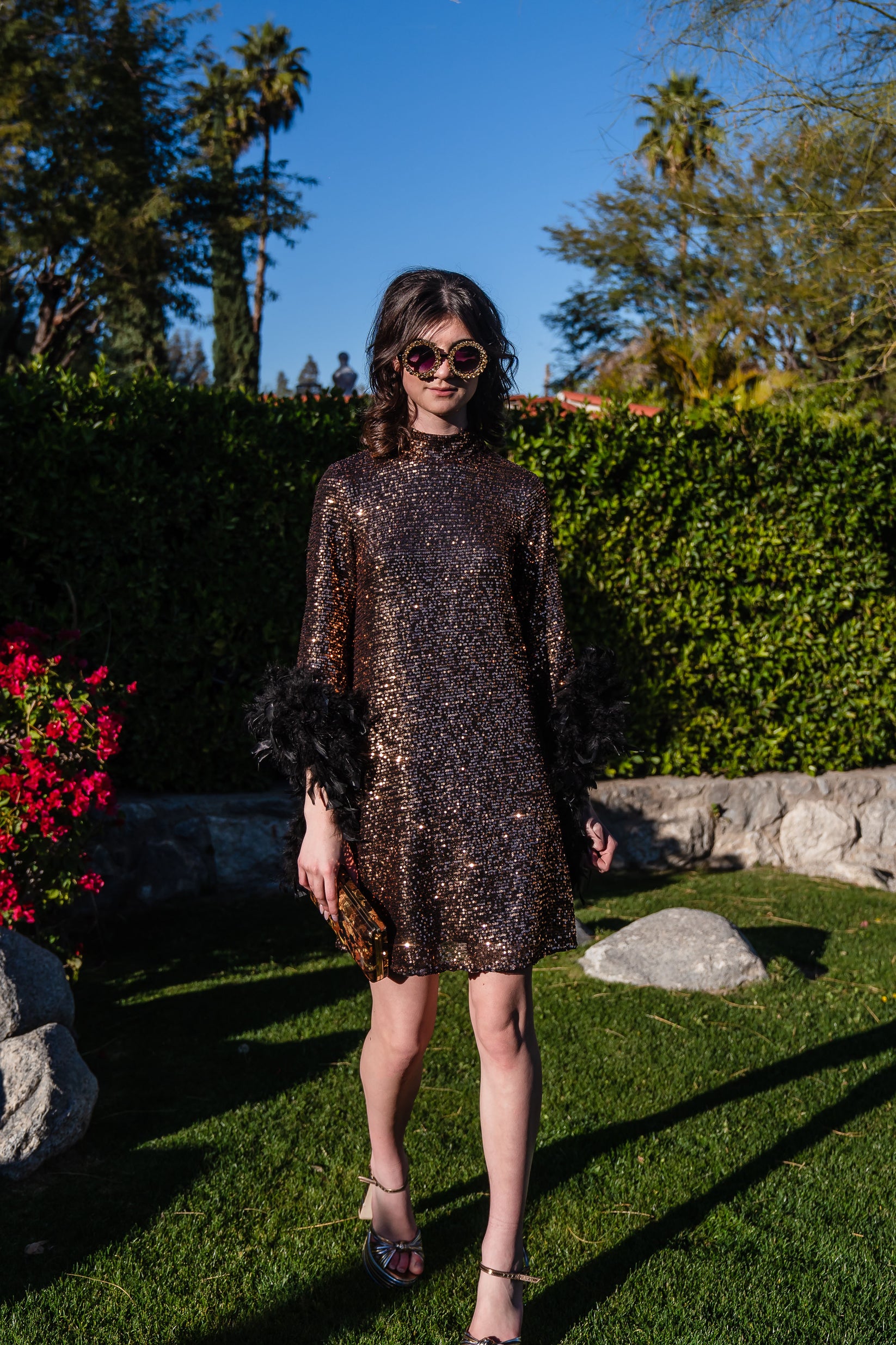 Time Warp Sequin Mod Mini in Copper Flash – Jennafer Grace